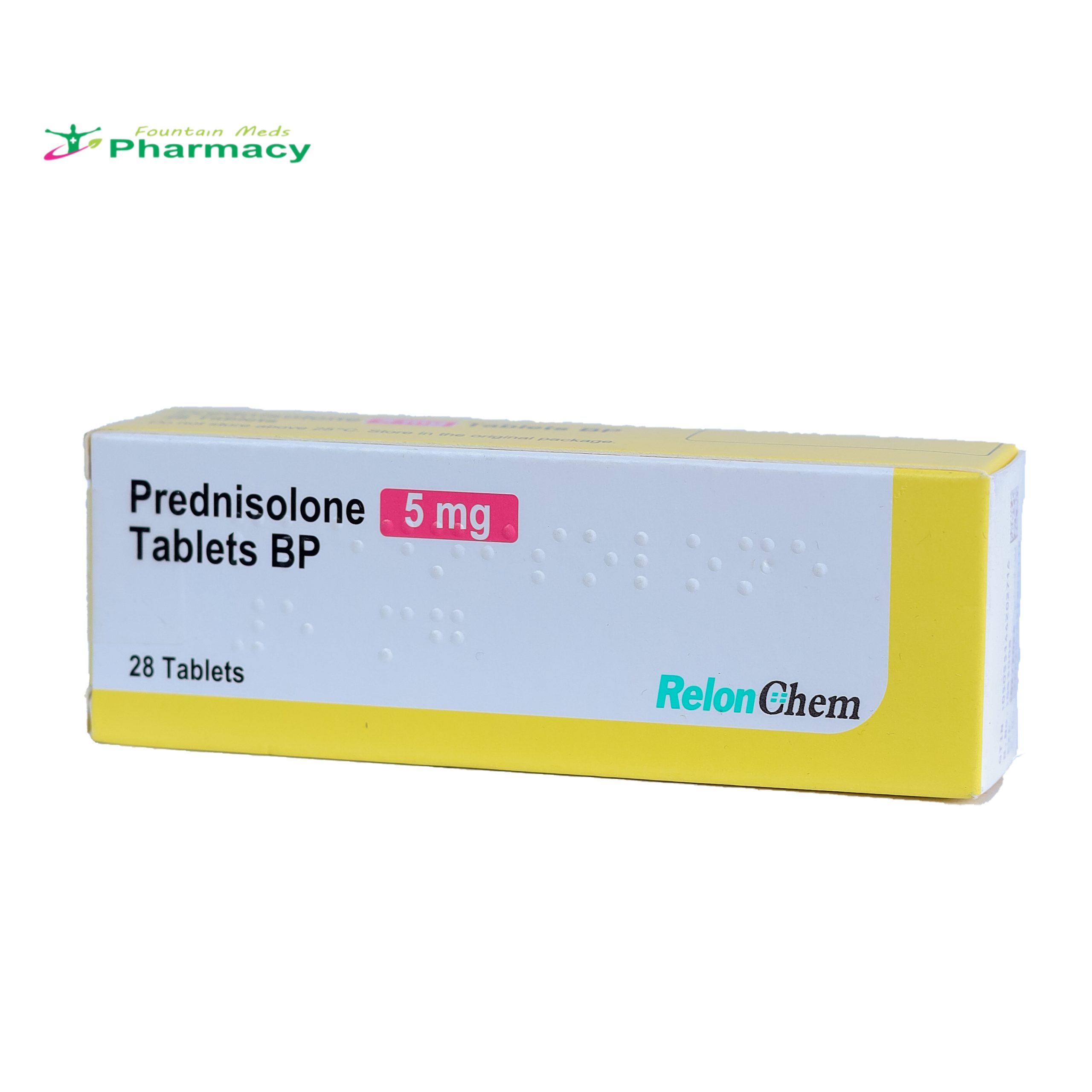 Prednisolone 5mg x28 relonchem – Fountain Meds