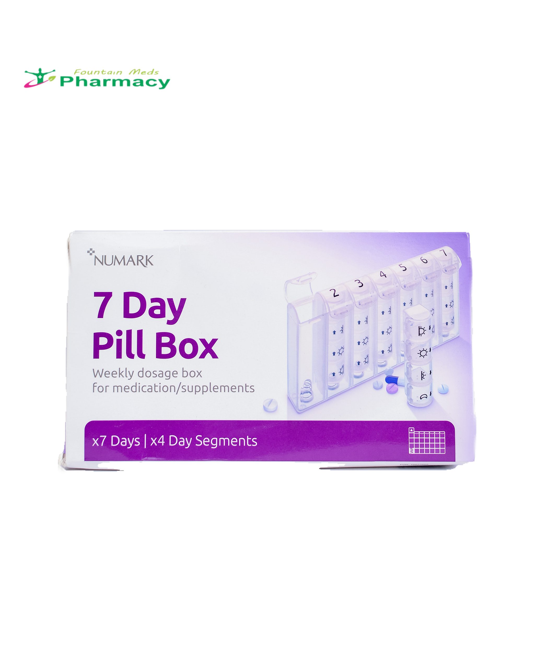 Numark 7 Day Pill Box - Fountain Meds